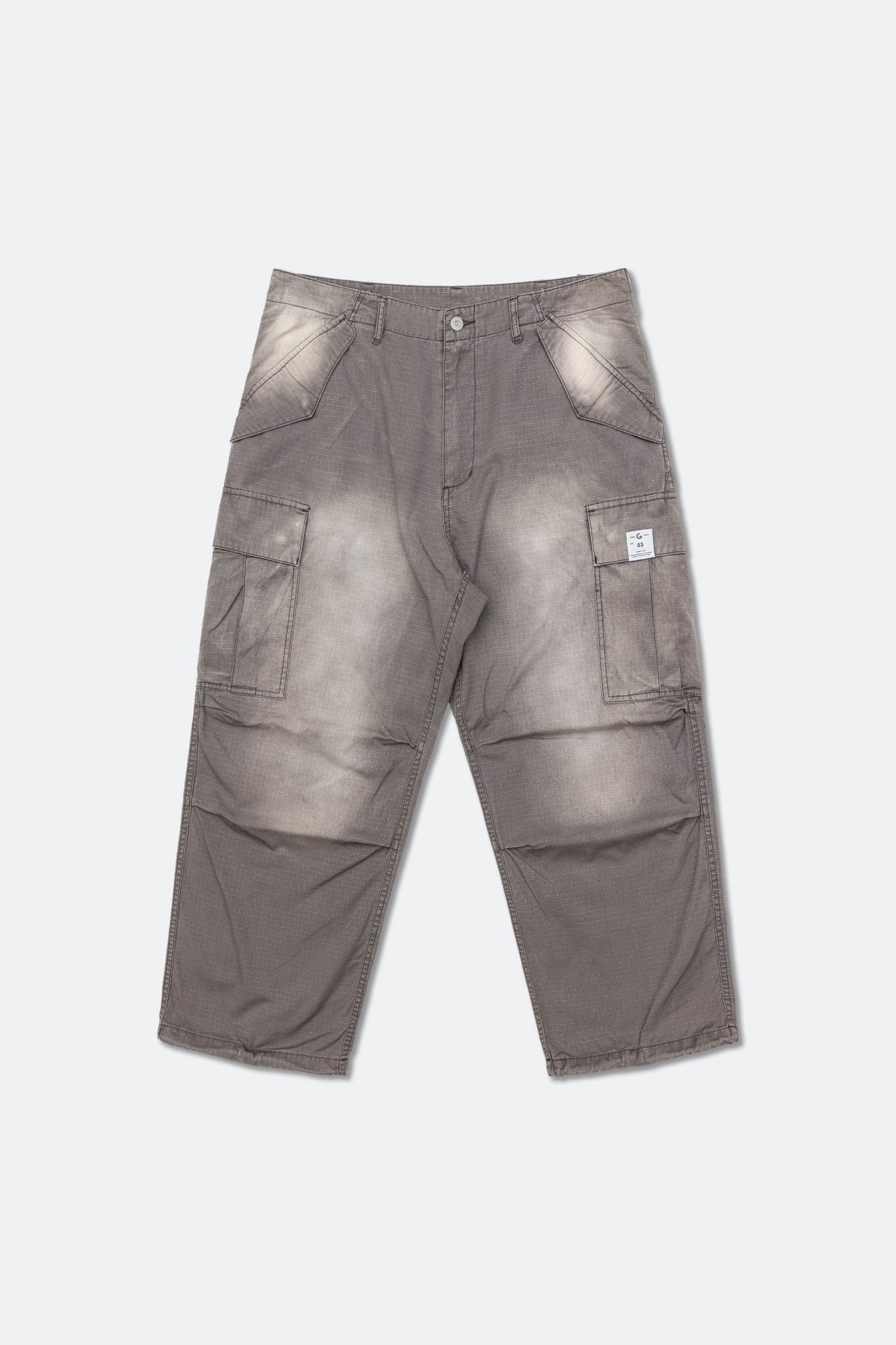 GROCERY PT-010 WASHED WIDE CARGO/ WASHED GREY - GROGROCERY