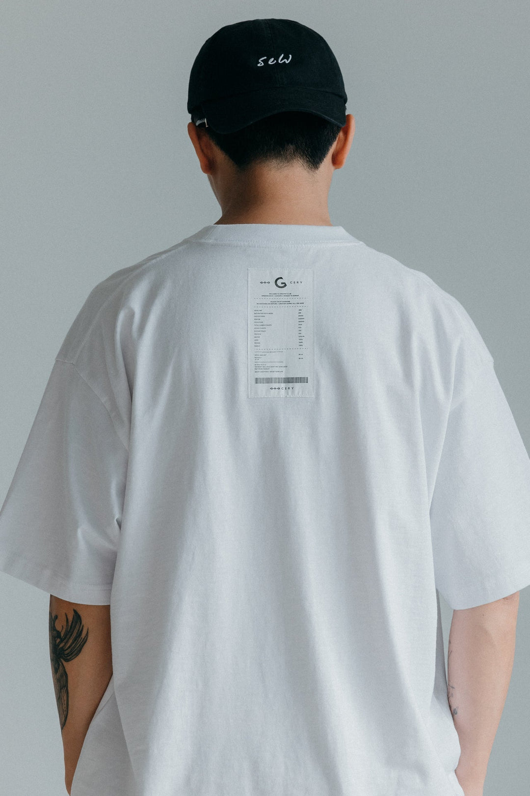 GROCERY x MR. MEN STUDIO TEE/ WHITE - GROGROCERY