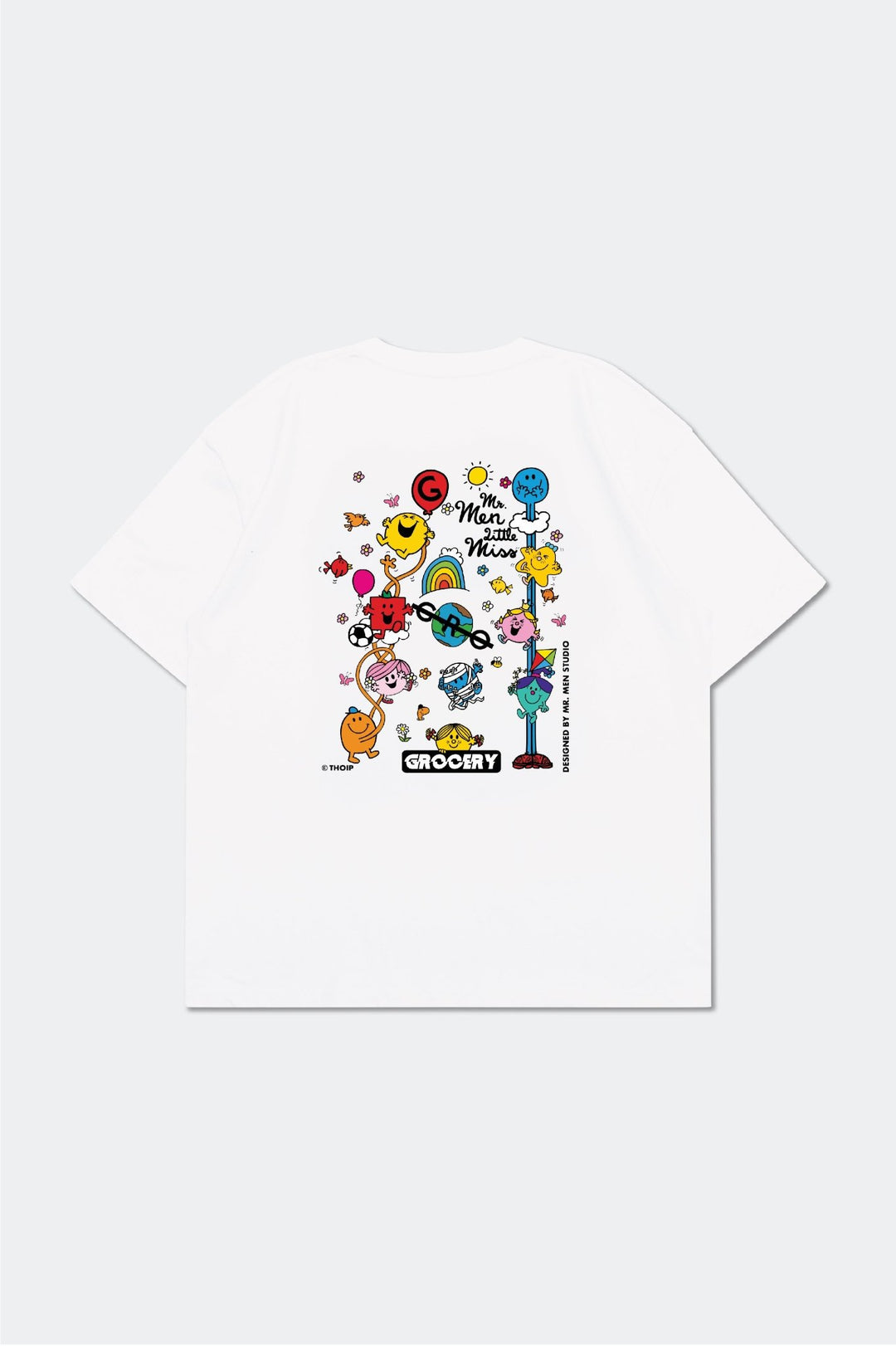 GROCERY x MR. MEN STUDIO TEE/ WHITE - GROGROCERY