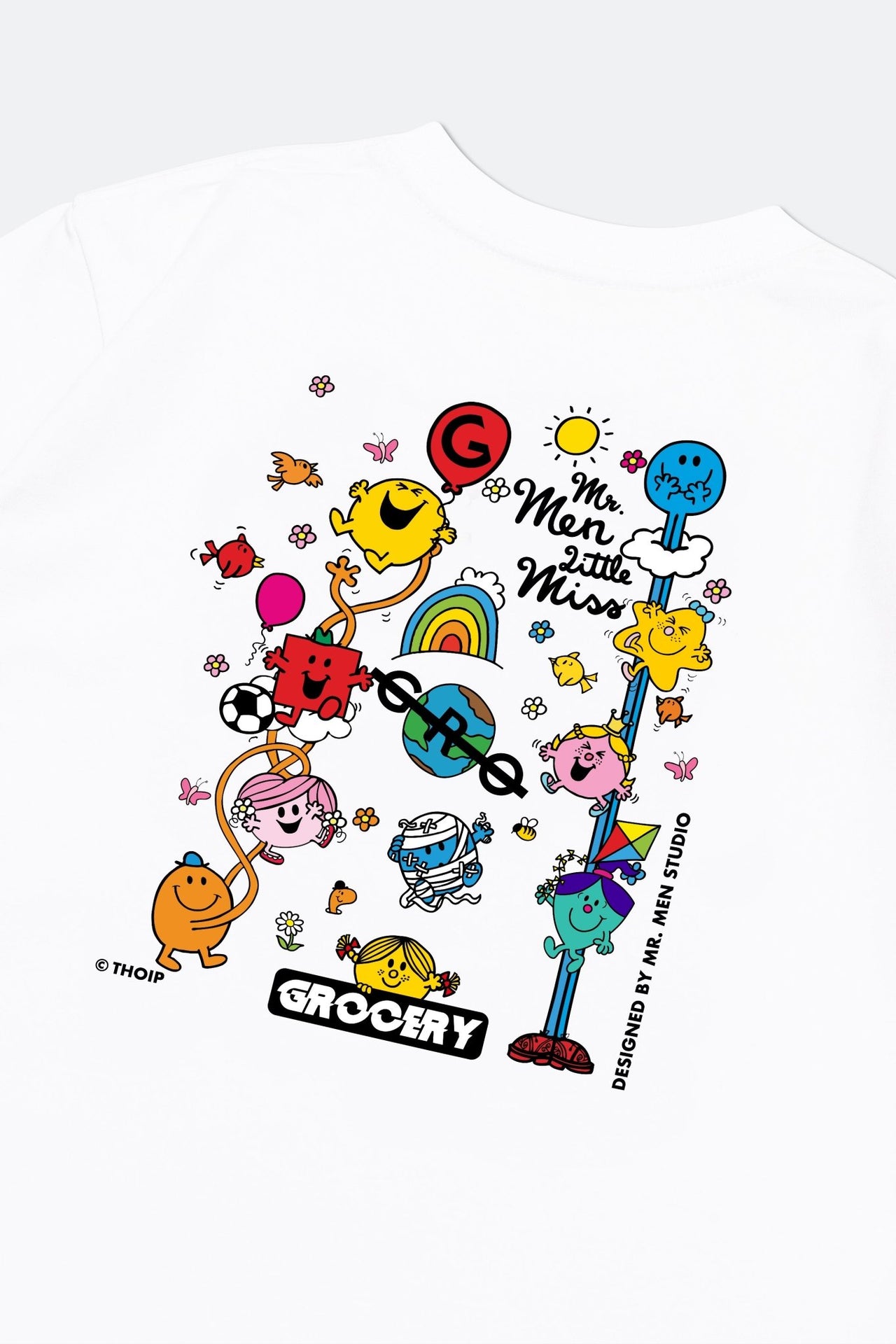 GROCERY x MR. MEN STUDIO TEE/ WHITE - GROGROCERY